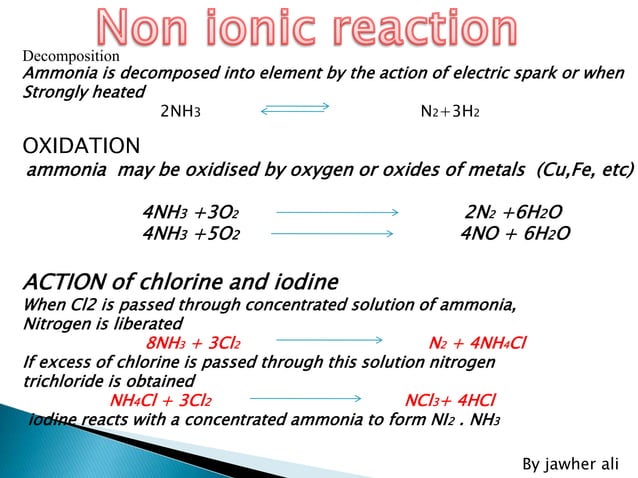 Ammonia NH3 | PPT