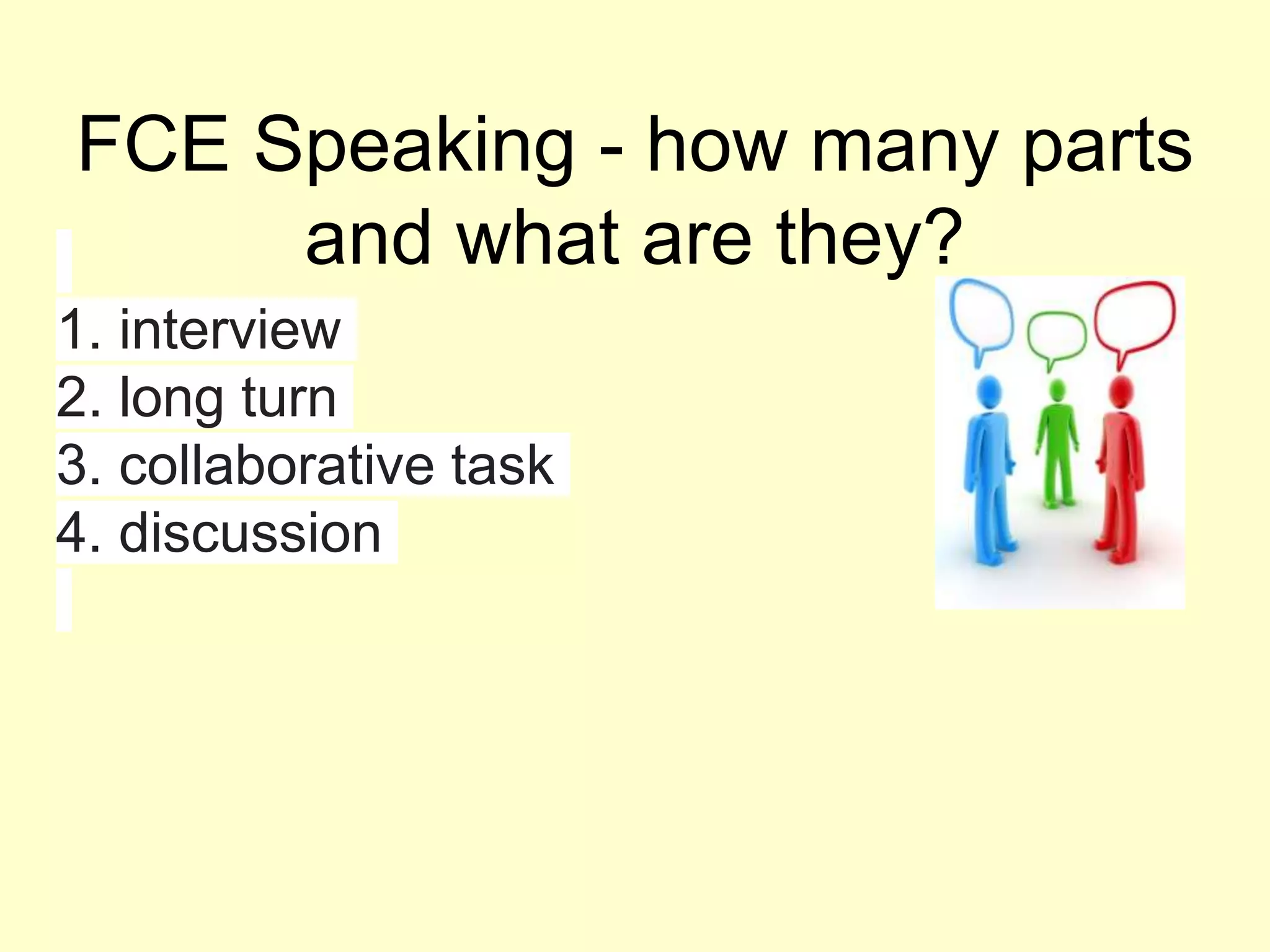 FCE speaking part 2 slide share | PPTX