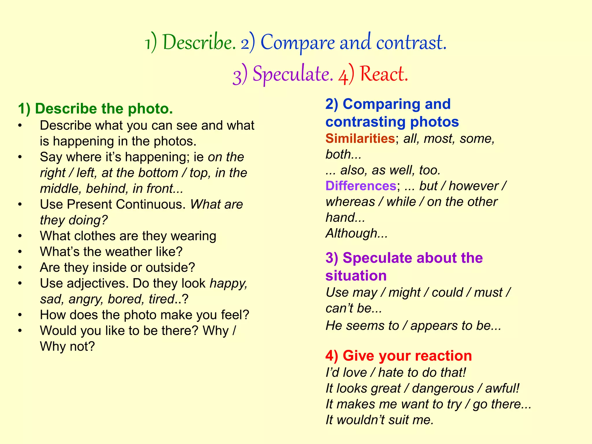 FCE speaking part 2 slide share | PPTX