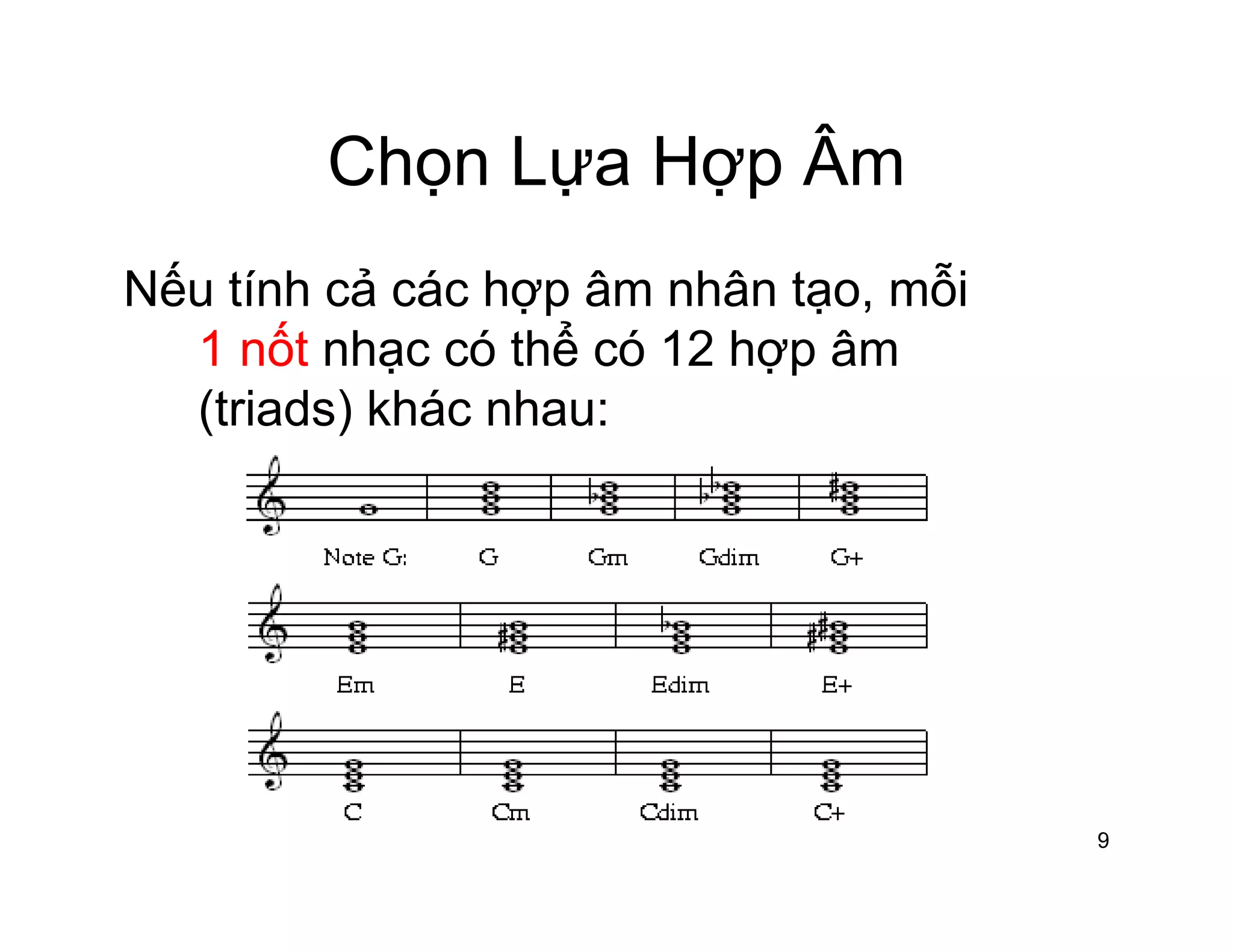 Nhac ly3 1chordprogression | PDF