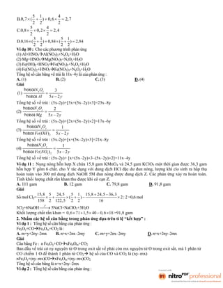 Nhamcachesotrongphanung | PDF