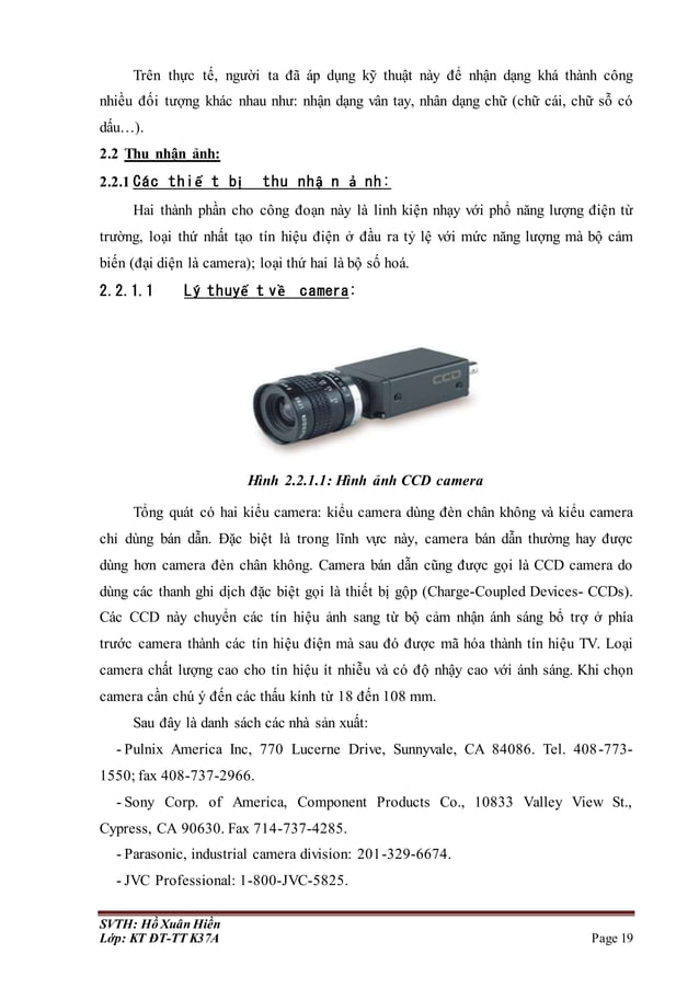 Đề tài: Nhận dạng, phân loại, xử lý ảnh biển số xe bằng phần mềm | DOCX