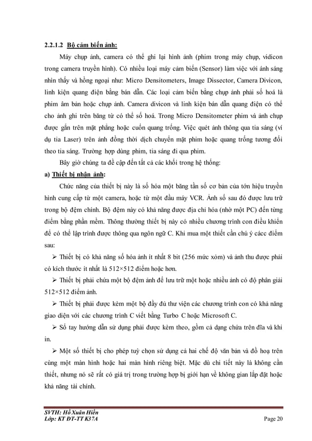 Đề tài: Nhận dạng, phân loại, xử lý ảnh biển số xe bằng phần mềm | DOCX