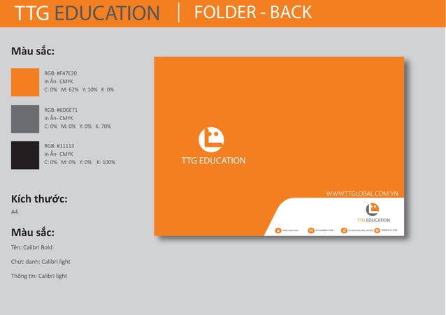 Bộ nhận diện thương hiệu & Logo TTGlobal - Học viện Kstudy | PDF