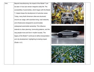 Impact of Car in North America's Culture_1 | PDF
