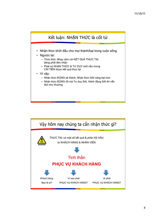 Nhan thuc cskh 151111 | PDF