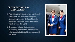 Qualities that should be Included in a Cabin Crew Application | PPTX ...