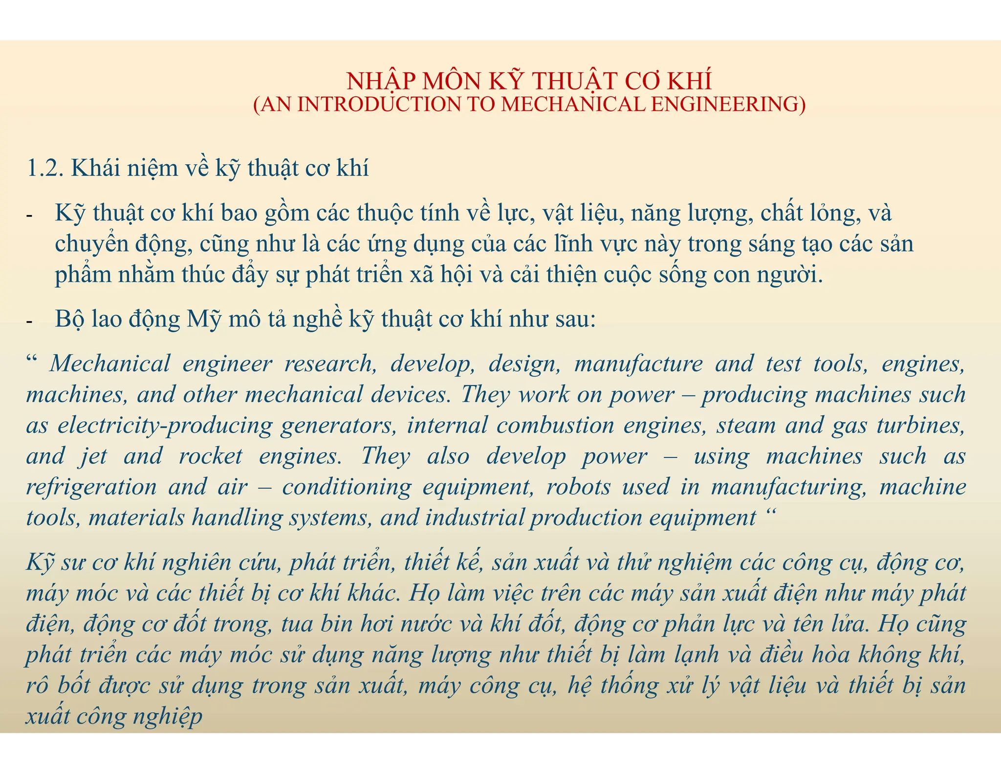 Nhapmon ky thuat co khi Dai hoc Bach khoa | PDF