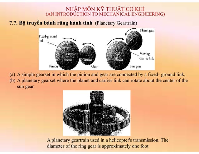 Nhapmon ky thuat co khi Dai hoc Bach khoa | PPT