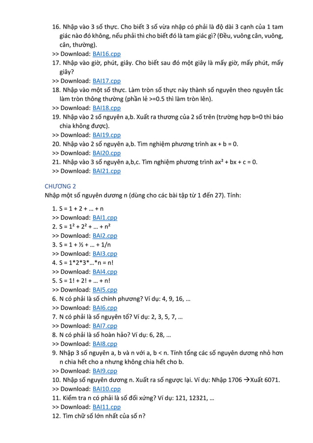 Nhap mon lap trinh | PDF