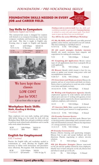 Program Growth - NHAS Career & Technical Education program | PDF