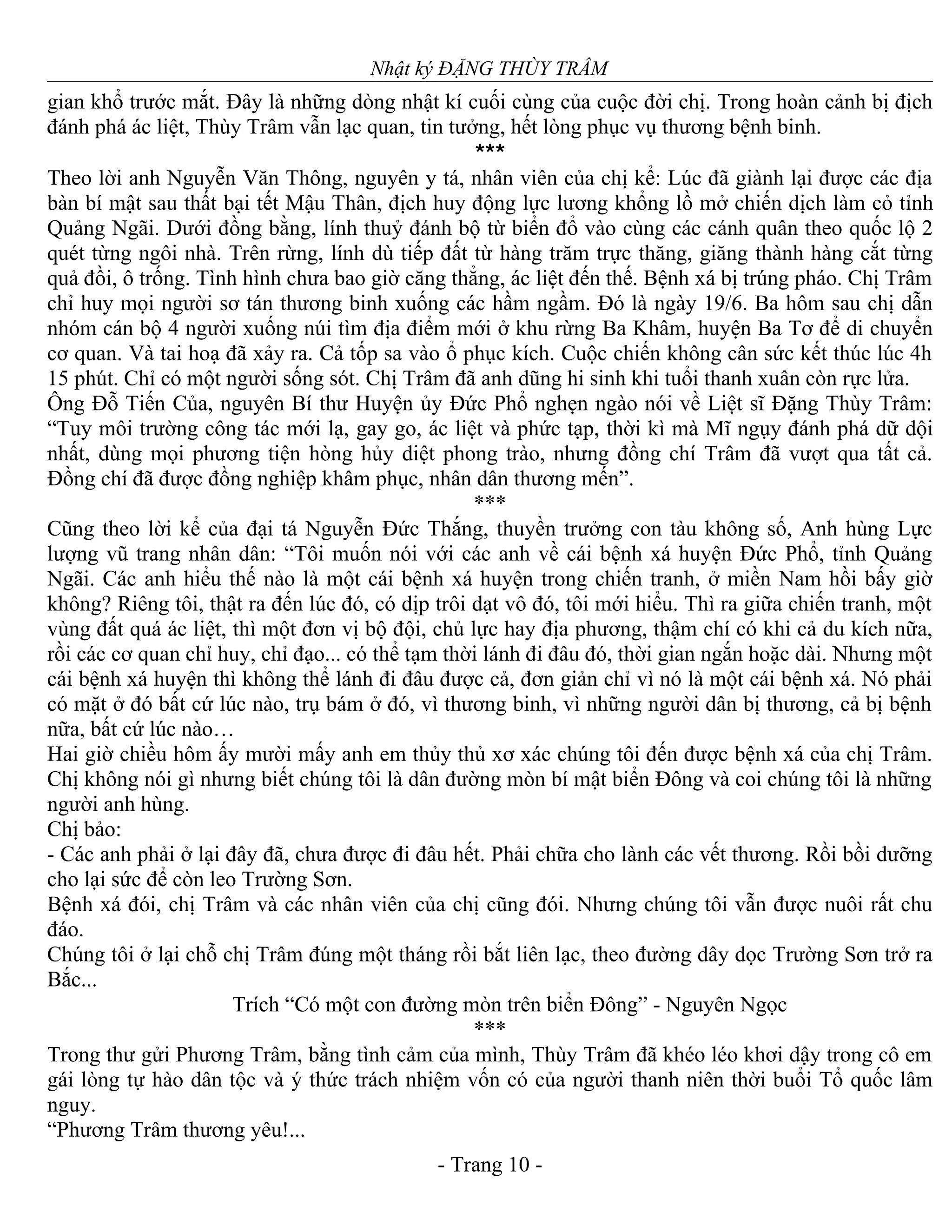 Nhat ky dang thuy cham | PDF