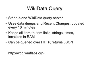 2014 10-11 Wikidata talk London WMF UK | ODP | Web Development | Internet