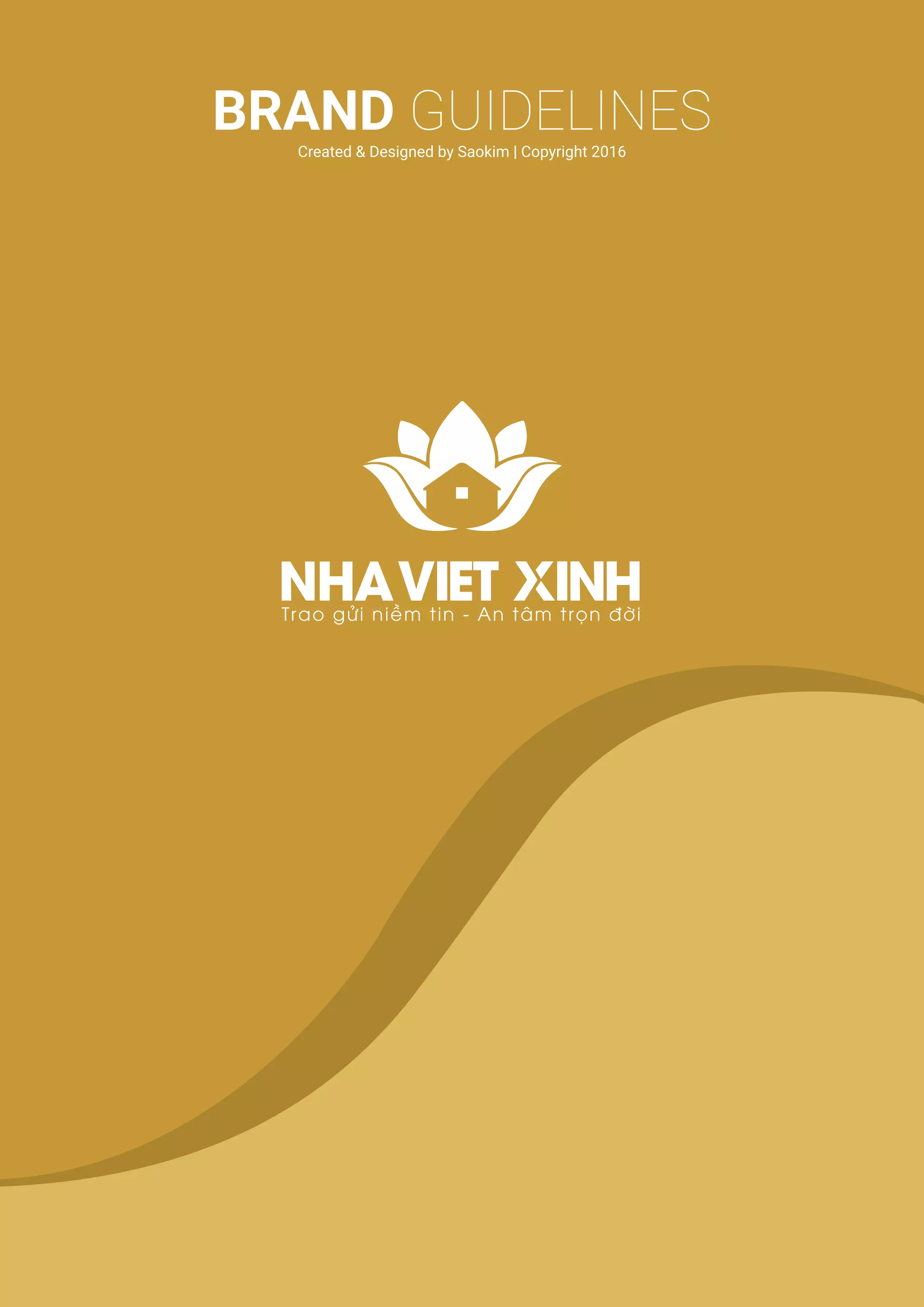 Bộ quy chuẩn thiết kế logo công ty nội thất Nhà Việt Xinh | PDF