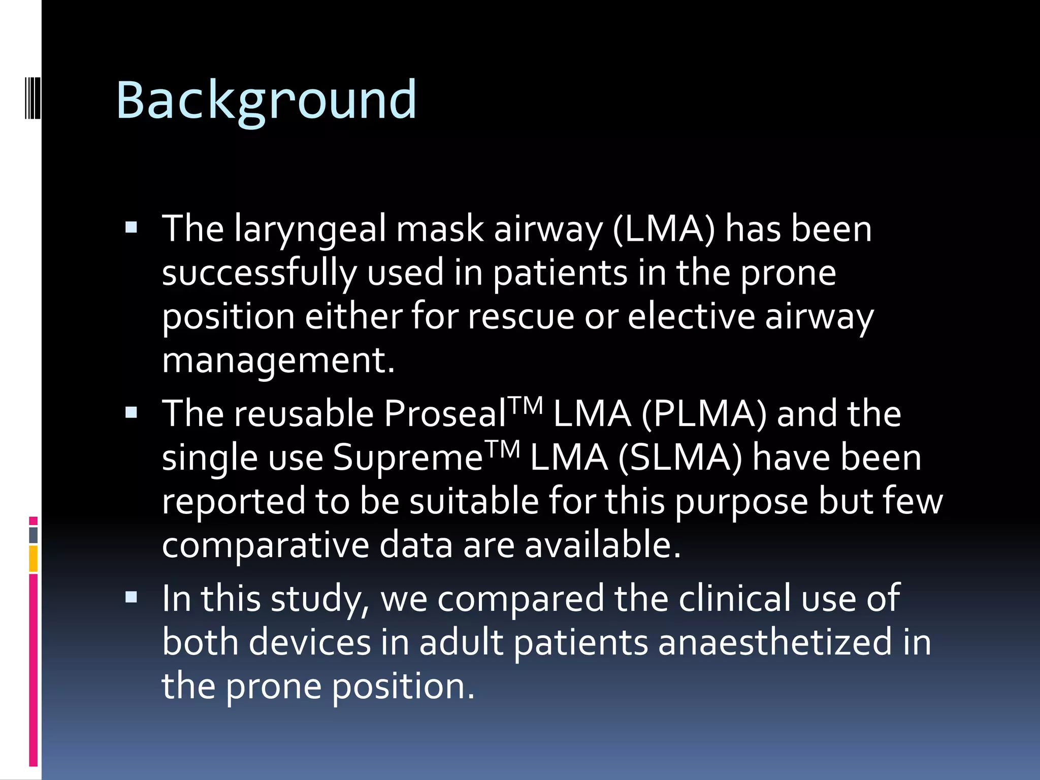 Nhb Comparison of the lma supreme tm with the lma | PPTX