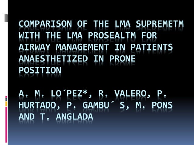 Nhb Comparison of the lma supreme tm with the lma | PPTX