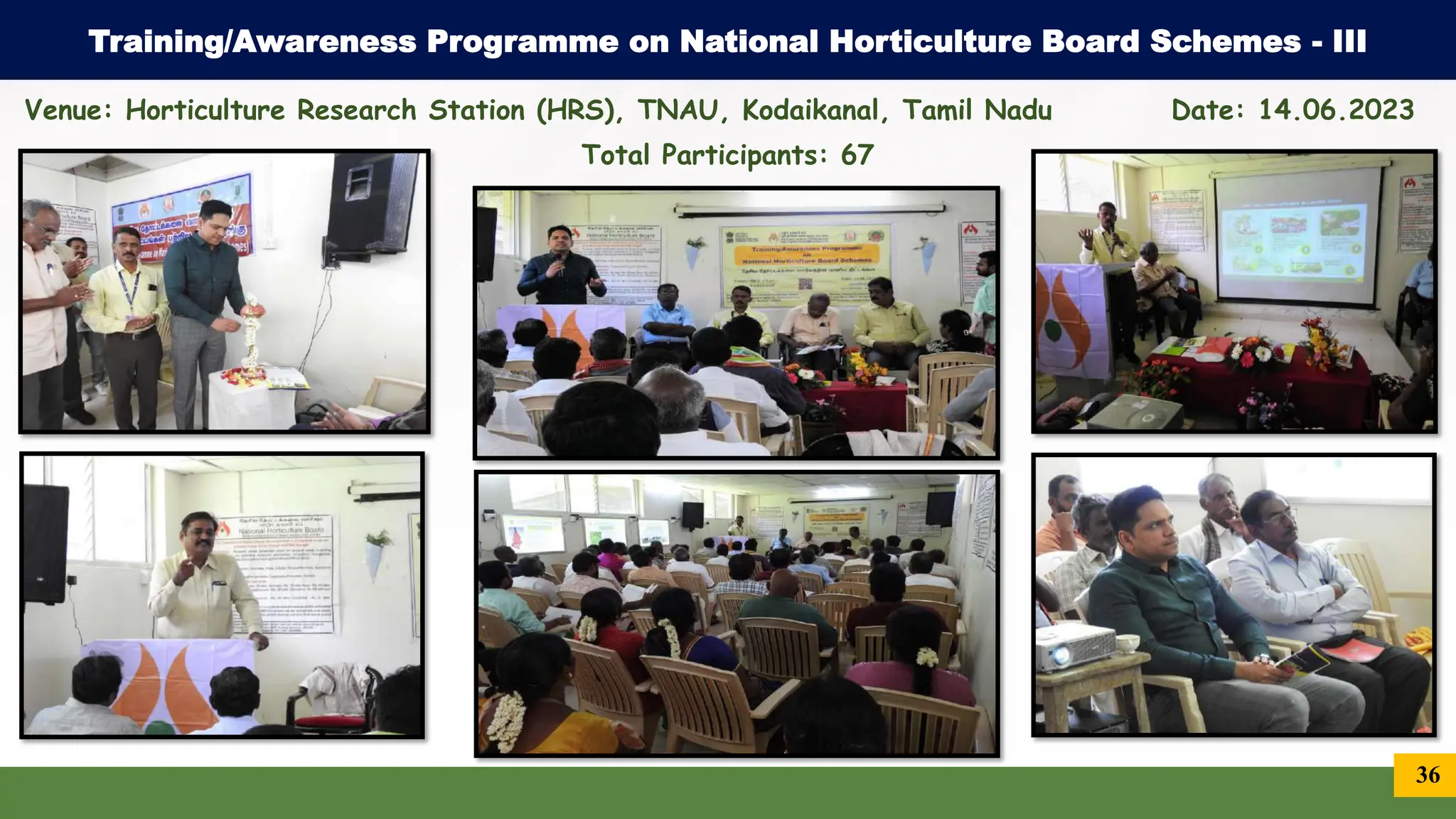 NHB PPT of horticulture schemes and data | PDF