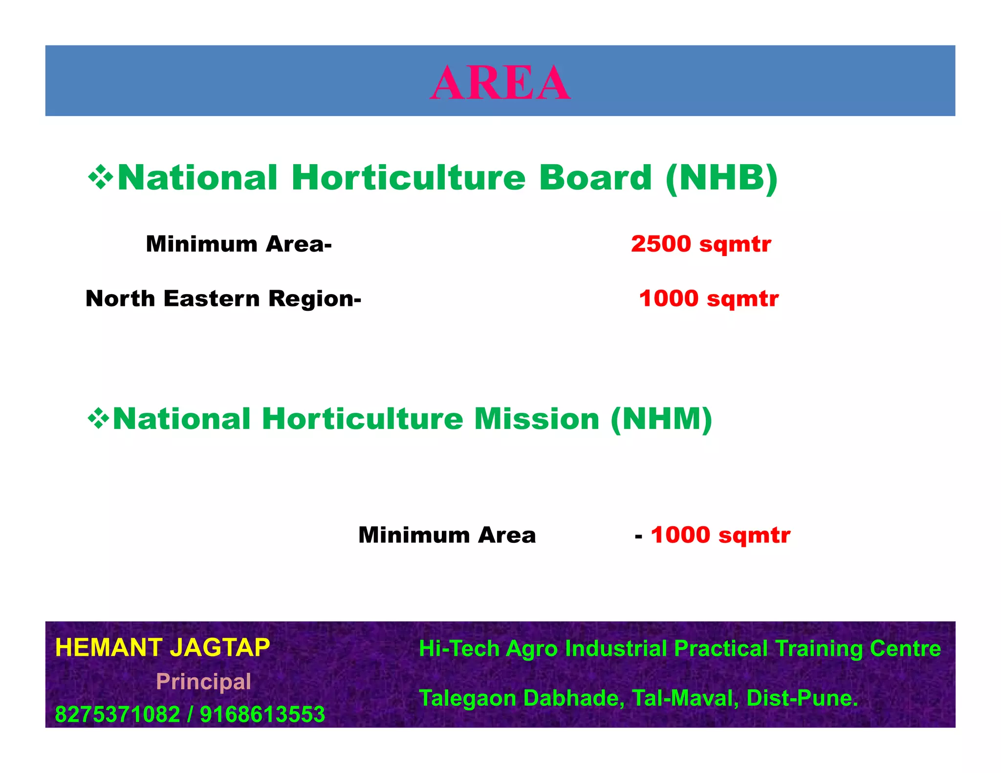 Schemes of Protected Cultivation | PDF