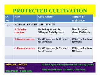 Schemes of Protected Cultivation | PDF