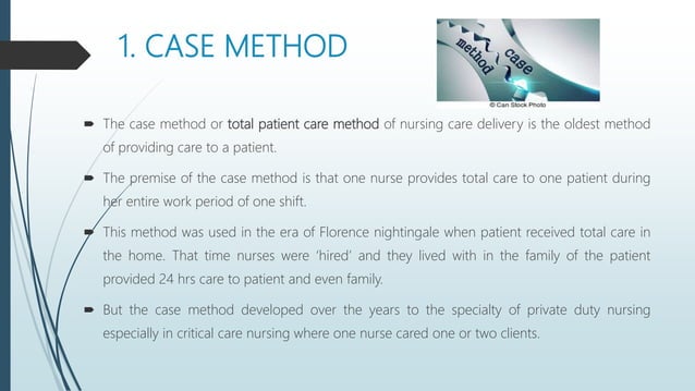 Patterns of nursing care delivery in india | PPTX