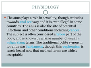 Diseases of the anus in primary care | PPT