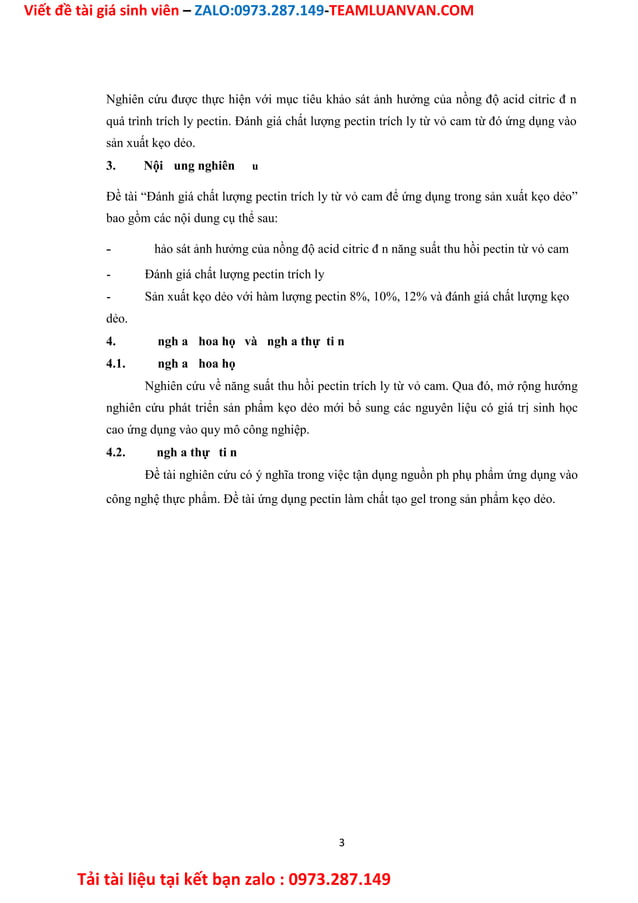 (Đồ án hcmute) đánh giá chất lượng pectin trích ly từ vỏ cam trong sản xuất kẹo dẻo.doc