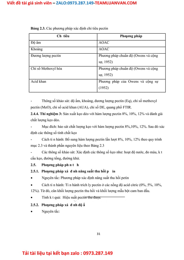 (Đồ án hcmute) đánh giá chất lượng pectin trích ly từ vỏ cam trong sản xuất kẹo dẻo.doc