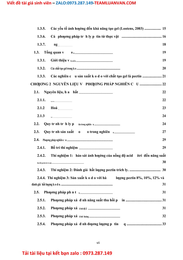 (Đồ án hcmute) đánh giá chất lượng pectin trích ly từ vỏ cam trong sản xuất kẹo dẻo.doc