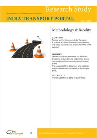 Nhdp get the fact - itp India - Highways | PDF