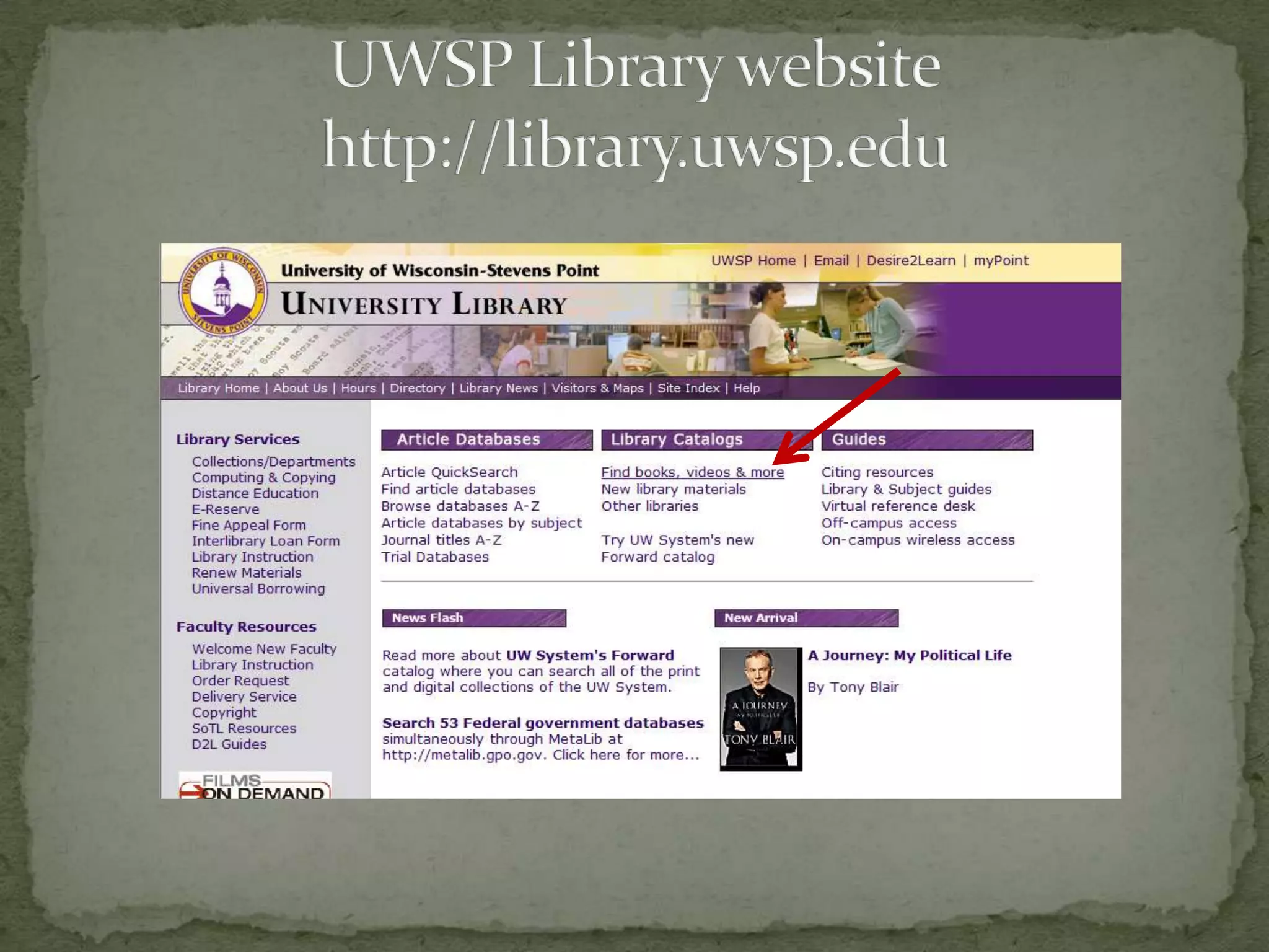 National History Day Research at the UW Stevens Point Library | PPTX ...