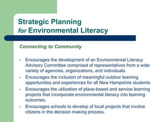 NH Environmental Literacy Plan | PDF