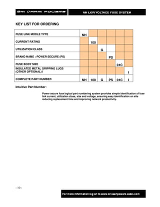 NH fuse System catalogues | PDF
