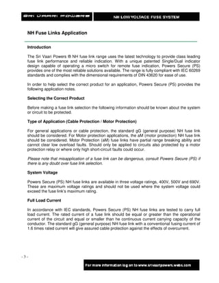 NH fuse System catalogues | PDF