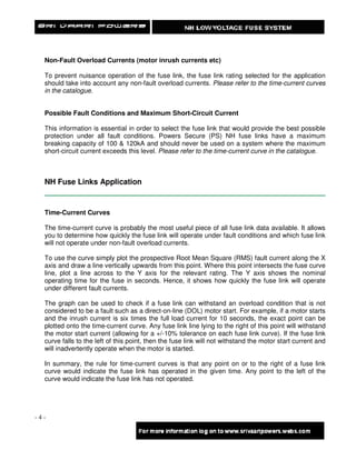 NH fuse System catalogues | PDF