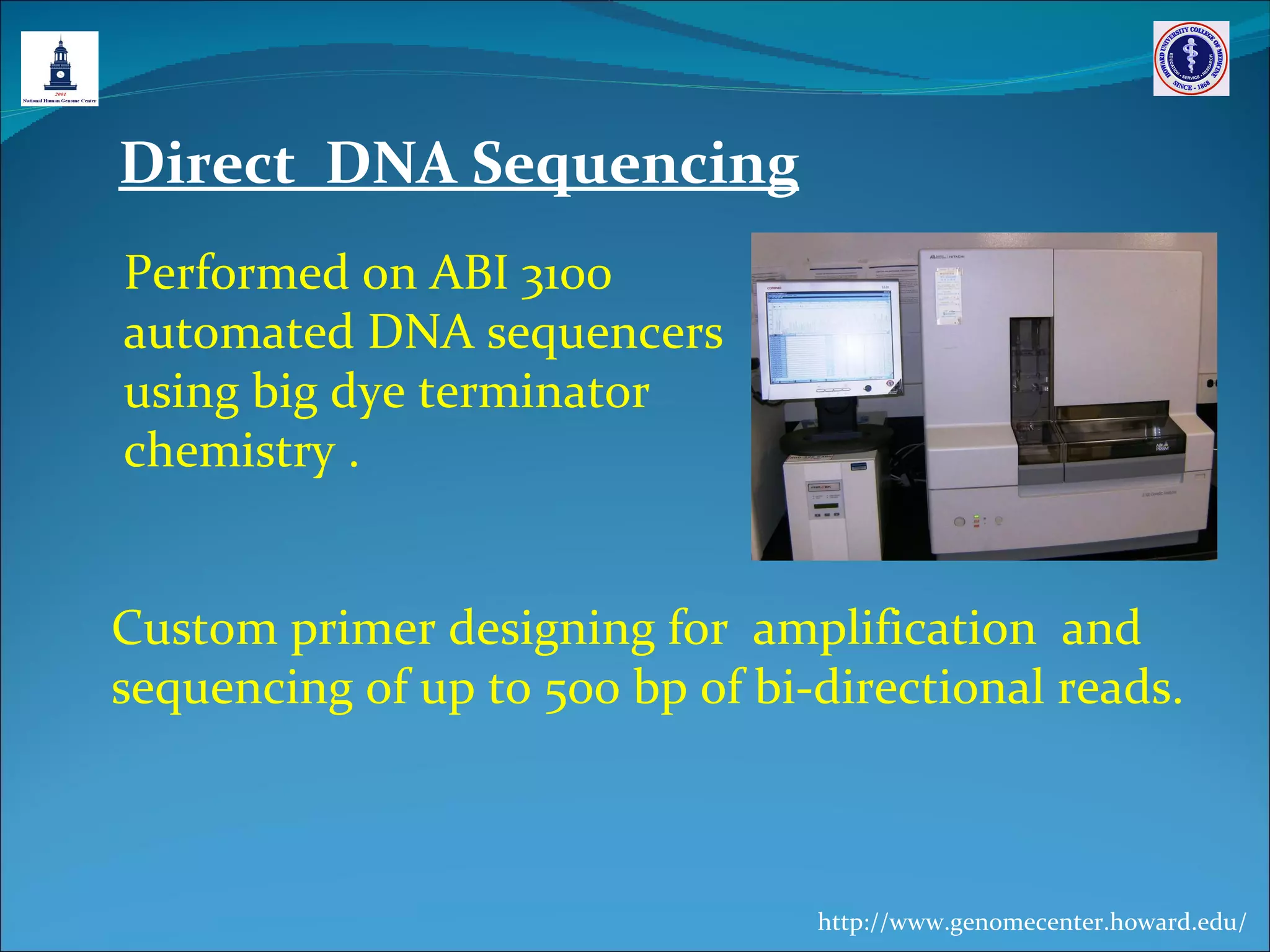 National Human Genome Center | PPT