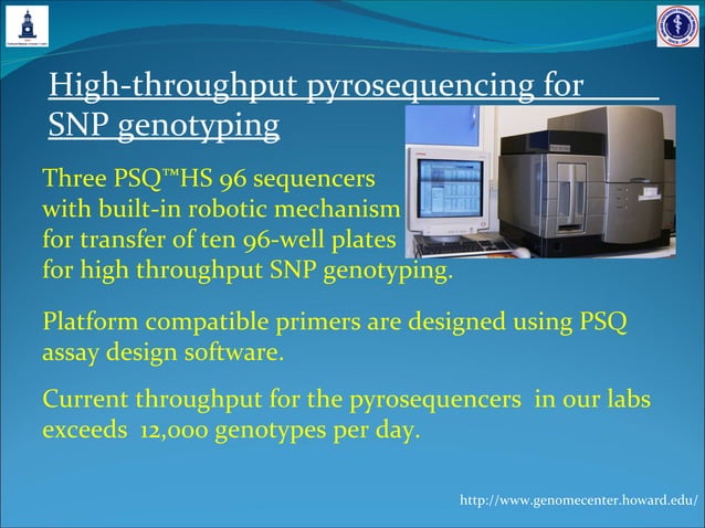 National Human Genome Center | PPT