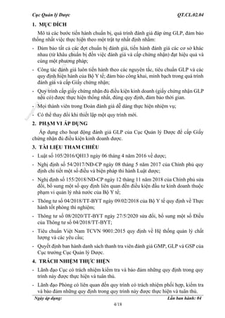 Đánh giá đáp ứng GLP để cấp giấy Đủ ĐKKDD | PDF