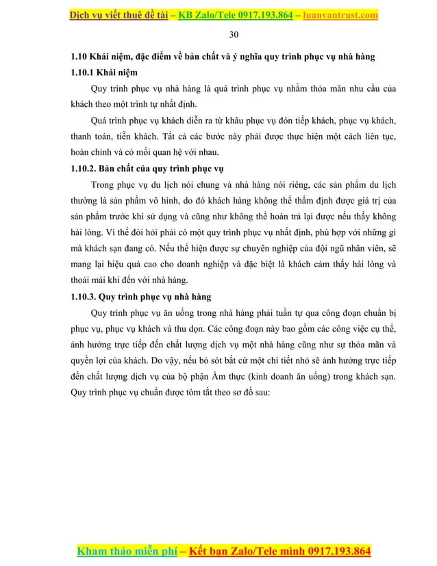 Đánh giá quy trình phục vụ tại nhà hàng parkview của khách sạn New World Saigon Hotel.doc