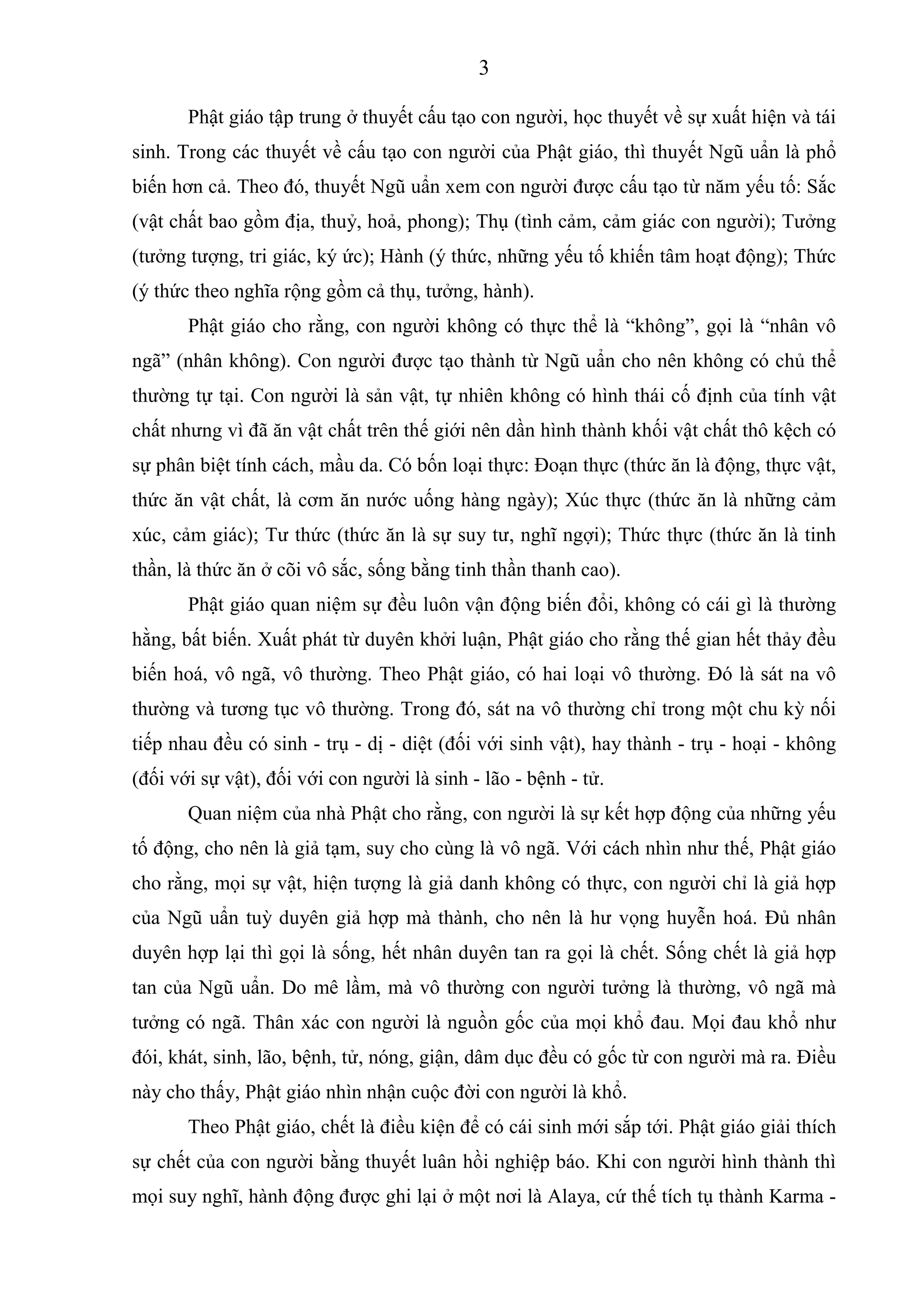 Ảnh hưởng của nhân sinh quan Phật giáo đến đời sống tinh thần Việt Nam hiện nay | DOCX