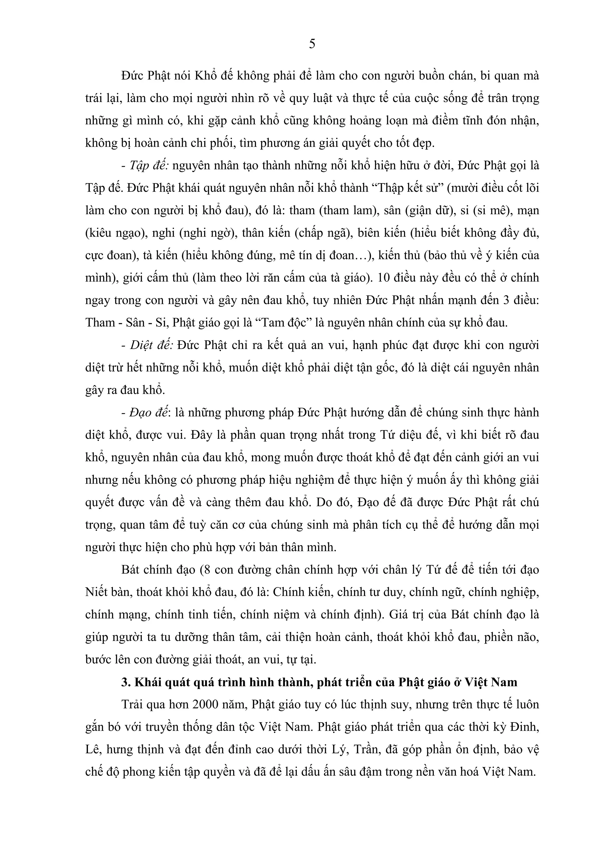 Ảnh hưởng của nhân sinh quan Phật giáo đến đời sống tinh thần Việt Nam hiện nay | DOCX