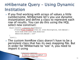 nHibernate Query | PPT