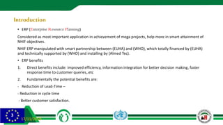 Nhif erp progress report | PPTX | Computer Software and Applications ...