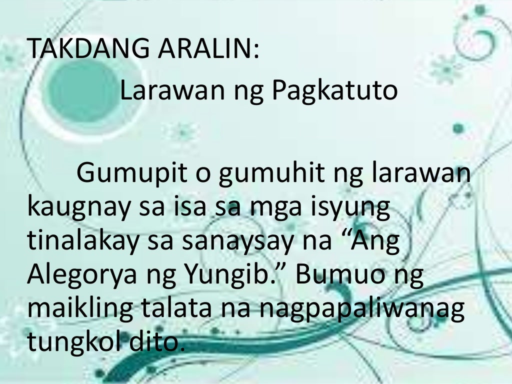 Ang Yungib ng alegorya