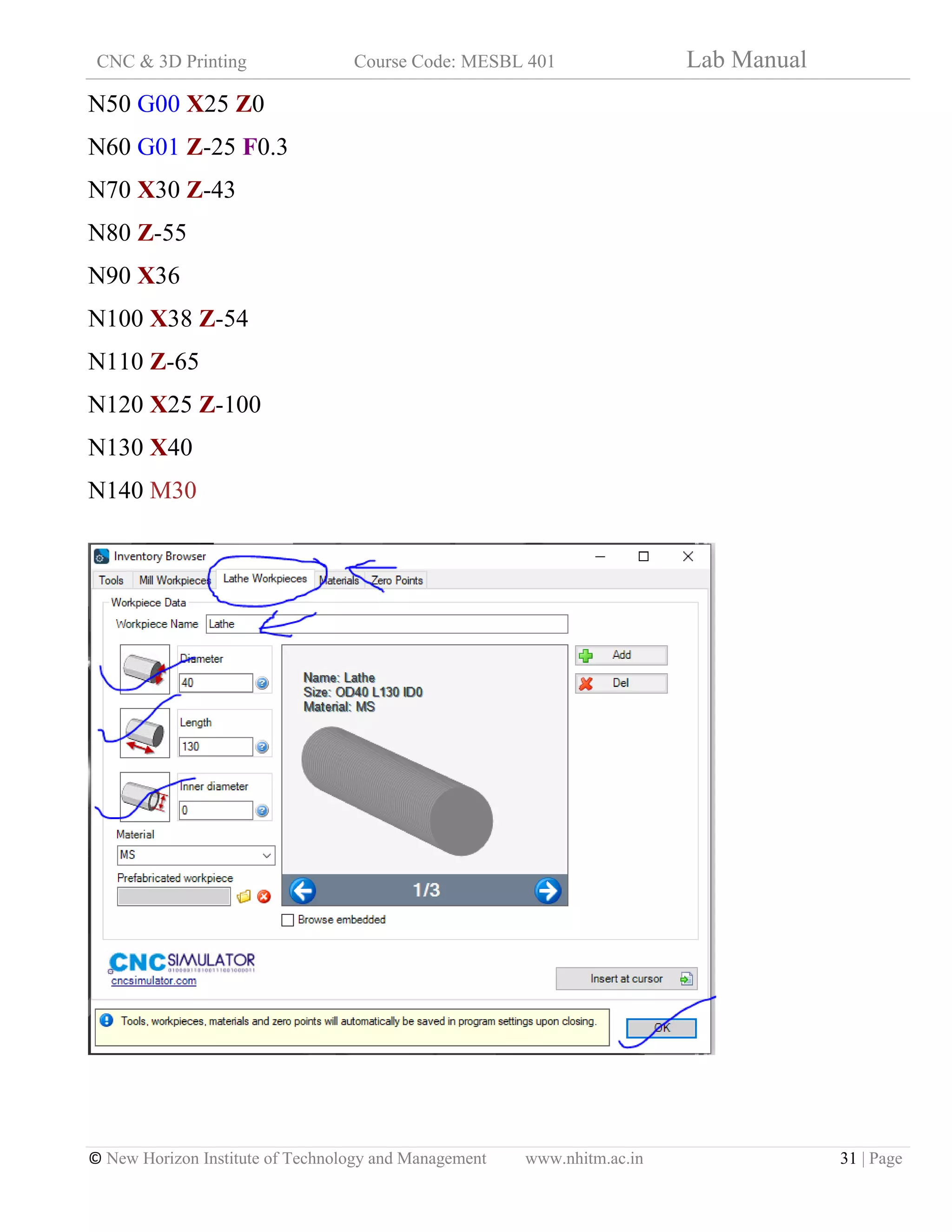 CNC & 3D Printing Lab Manual | PDF