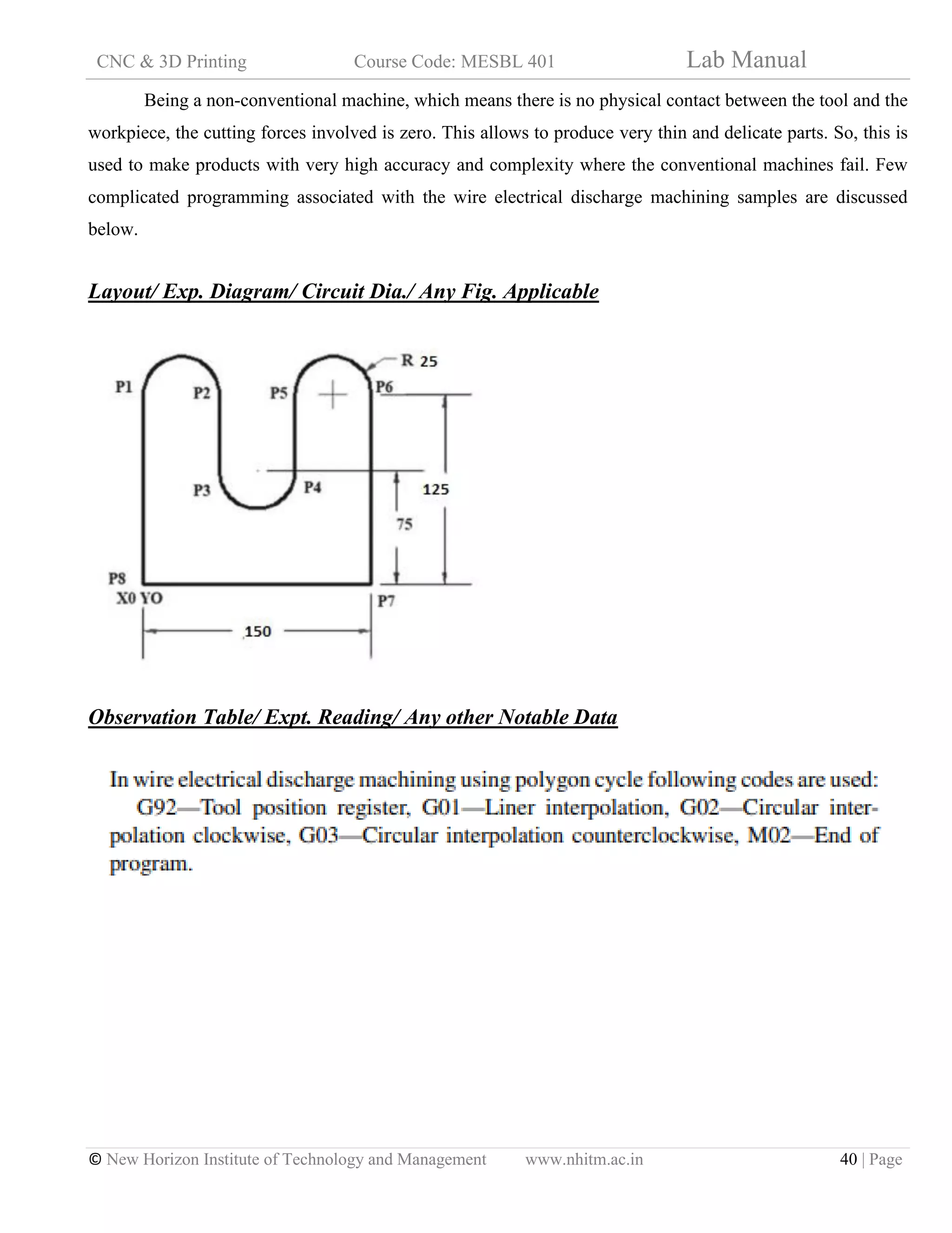 CNC & 3D Printing Lab Manual | PDF