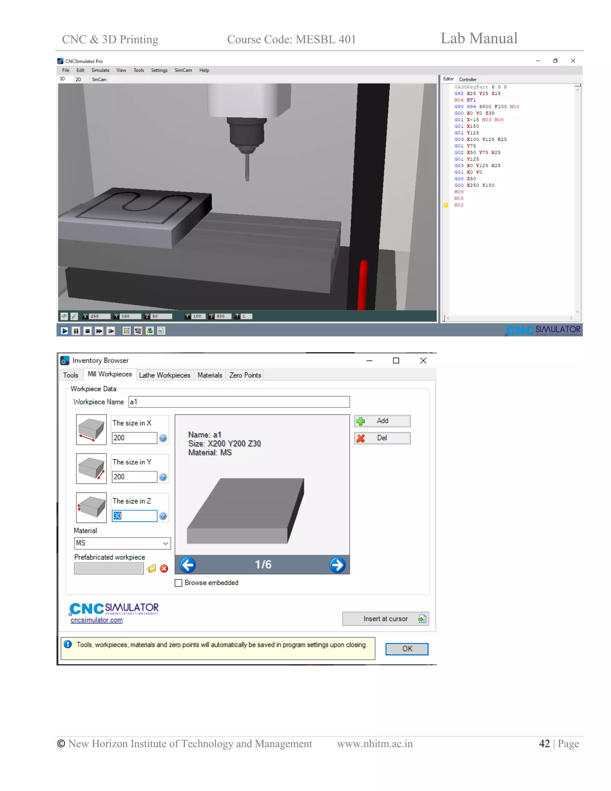 CNC & 3D Printing Lab Manual | PDF