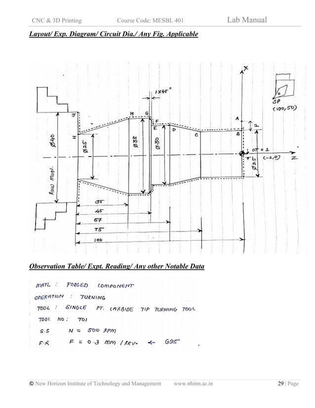 CNC & 3D Printing Lab Manual | PDF