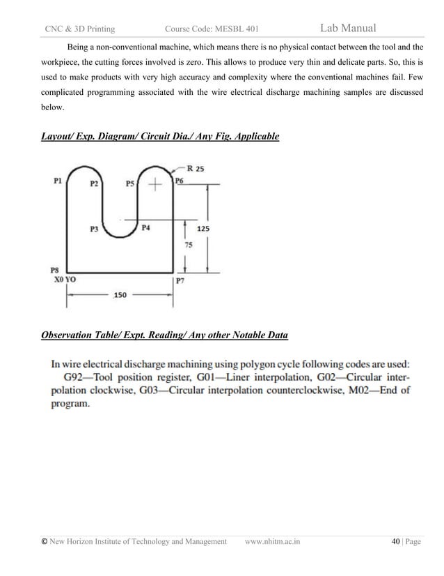 CNC & 3D Printing Lab Manual | PDF