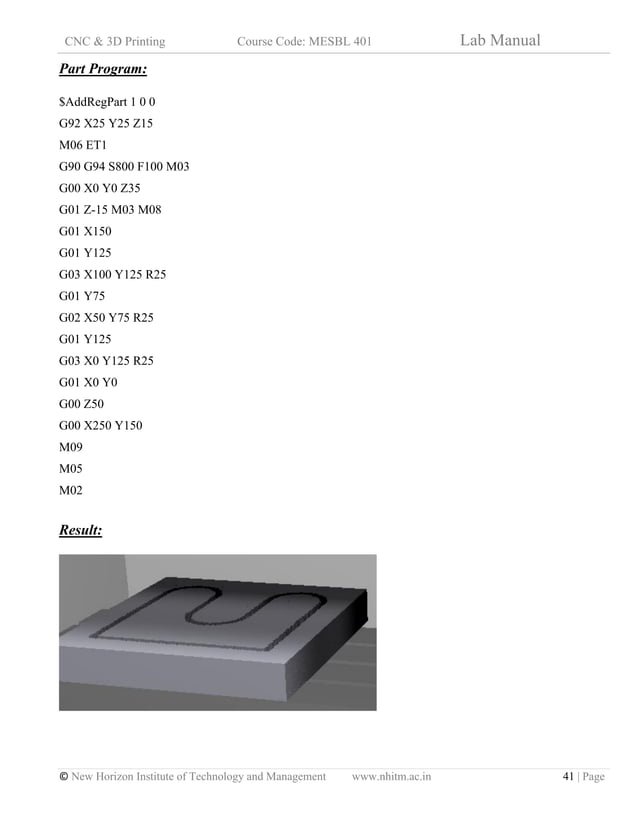 CNC & 3D Printing Lab Manual | PDF