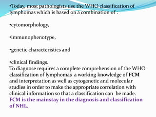 Non Hodgkin Lymphoma, cytology. | PPTX